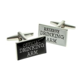 Offical & Reserve Drinking Arm Cufflinks